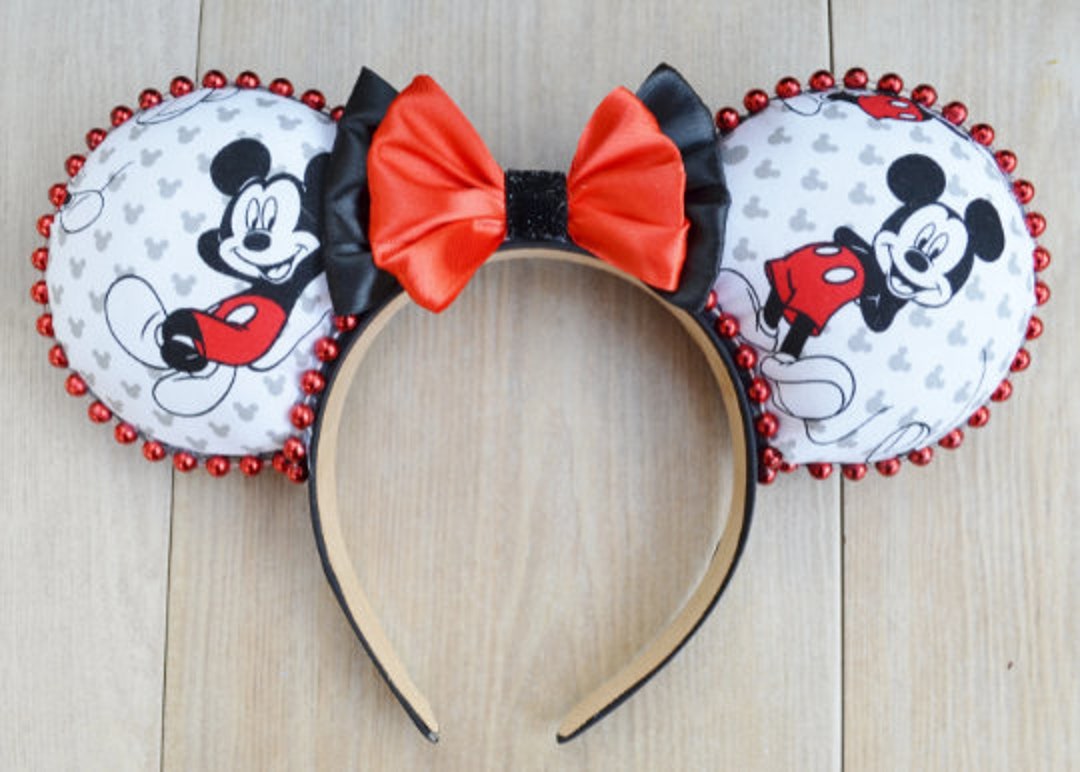 Disney's Mickey Mouse Inspired Ears/ Classic Mickey Ears - Etsy