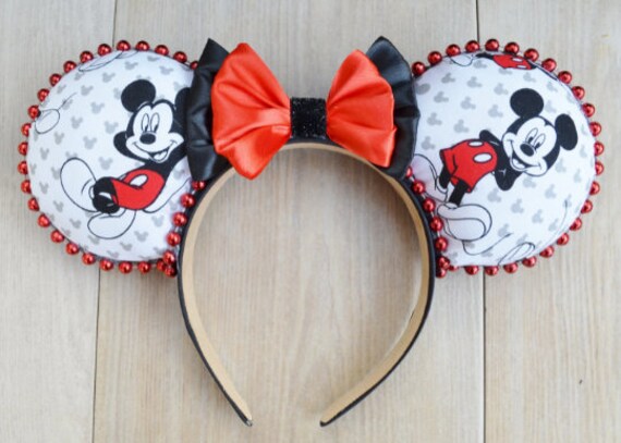 Disney's Mickey Mouse Inspired Ears/ Classic Mickey Ears/ | Etsy