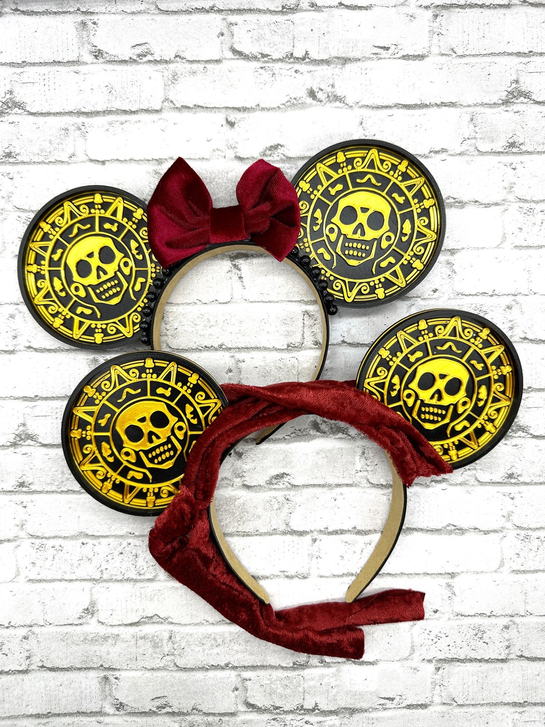 Pirates of the Caribbean Inspired/ Cursed Treasure Coin Ears/ Pirate ...