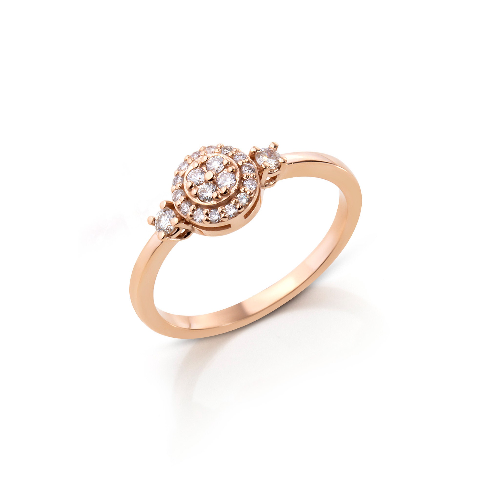 Genuine Diamond Cluster Rings · Tiny Diamond Rings · Little Gold ...
