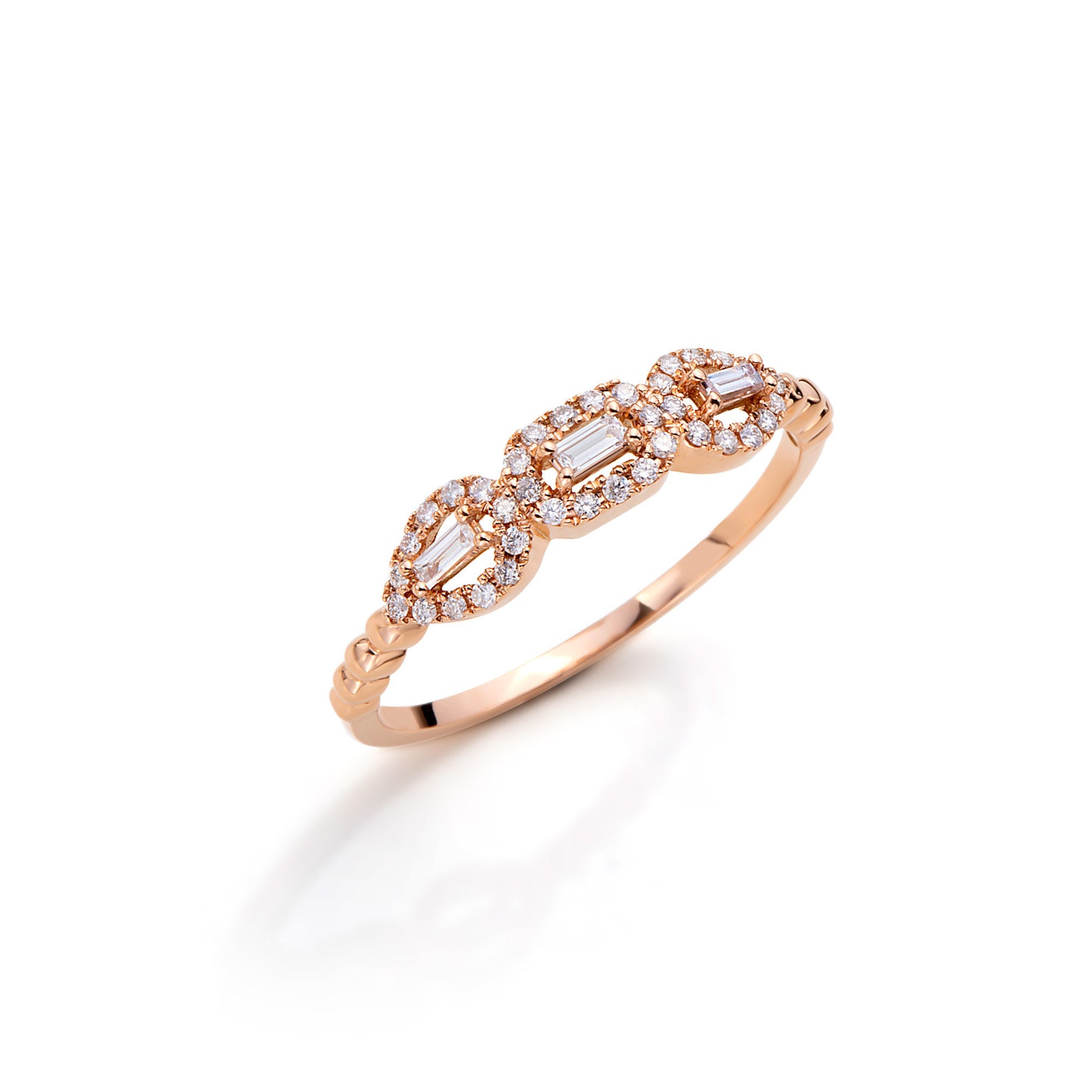 Minimalist Diamond Engagement Ring Set Tiny Diamond Rings Small Diamond ...