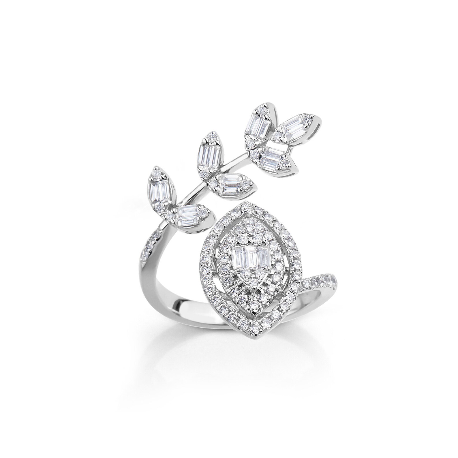 Real Diamond Ring · Flower Shape Leaf Rings · by Pass Leaf Diamond Rings · Tulip Rings · Real ...