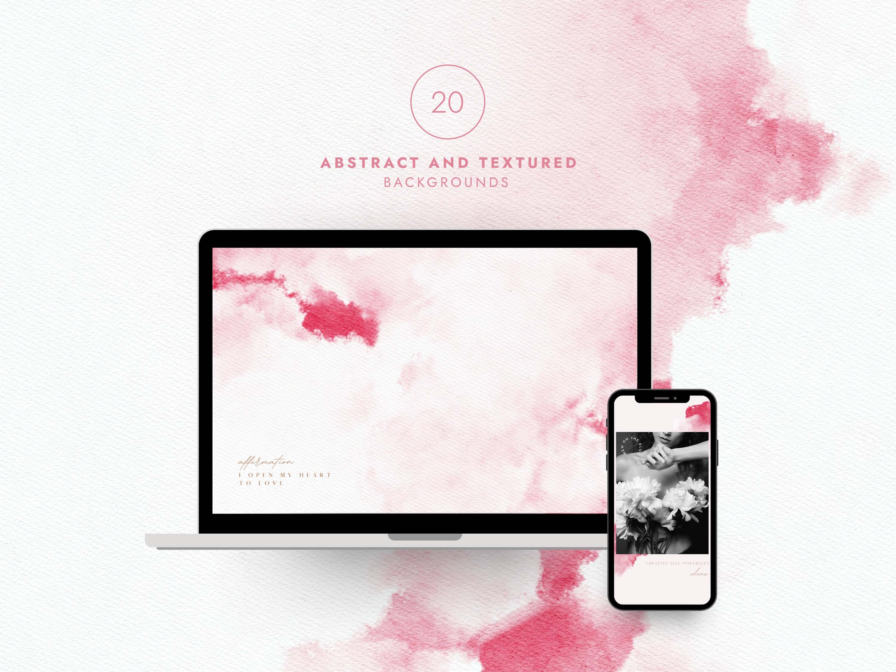 Abstract Watercolor Collection, Watercolor Clipart, Abstract Shapes and ...