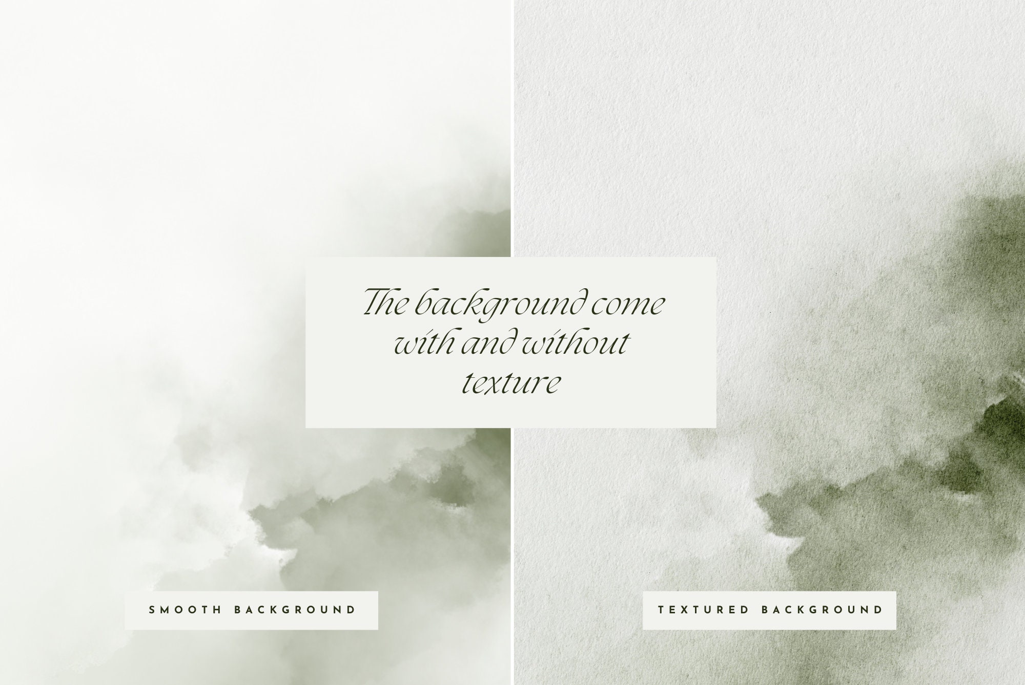 Watercolor Background Green Abstract Background Watercolor - Etsy