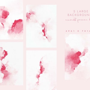Abstract Watercolor Collection, Watercolor Clipart, Abstract Shapes and ...