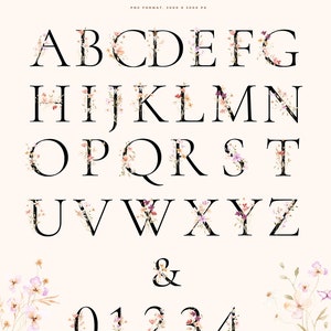 Watercolor Wildflowers Clipart, Spring Flowers Clipart, Watercolor ...