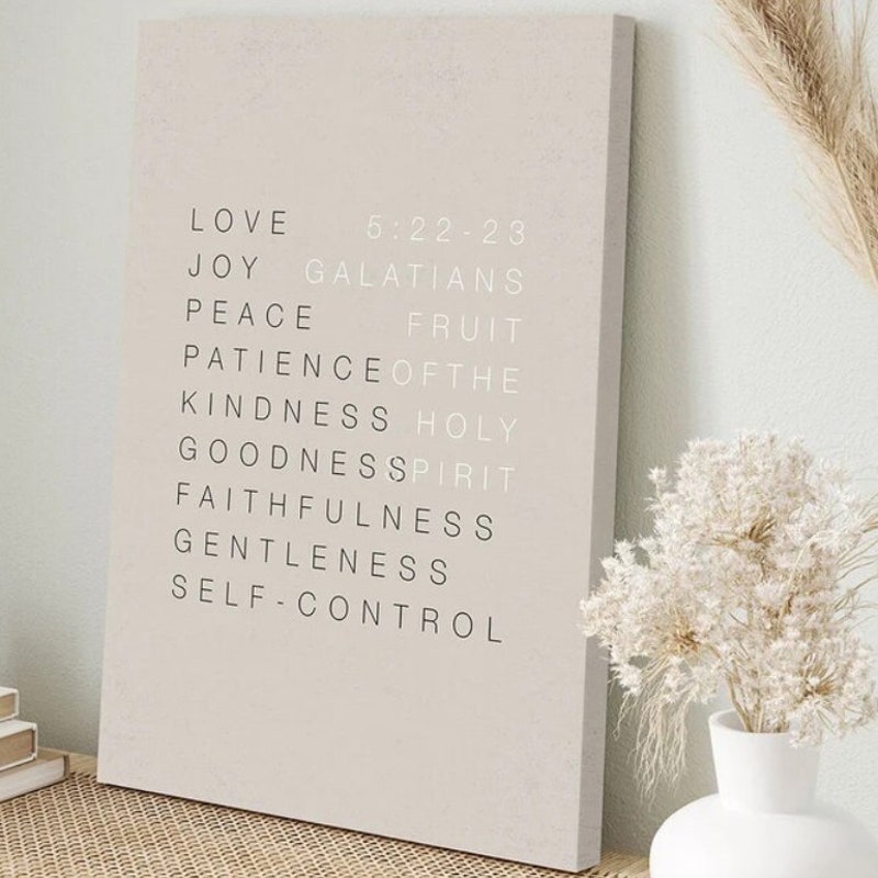 Bible Verse Canvas - Etsy