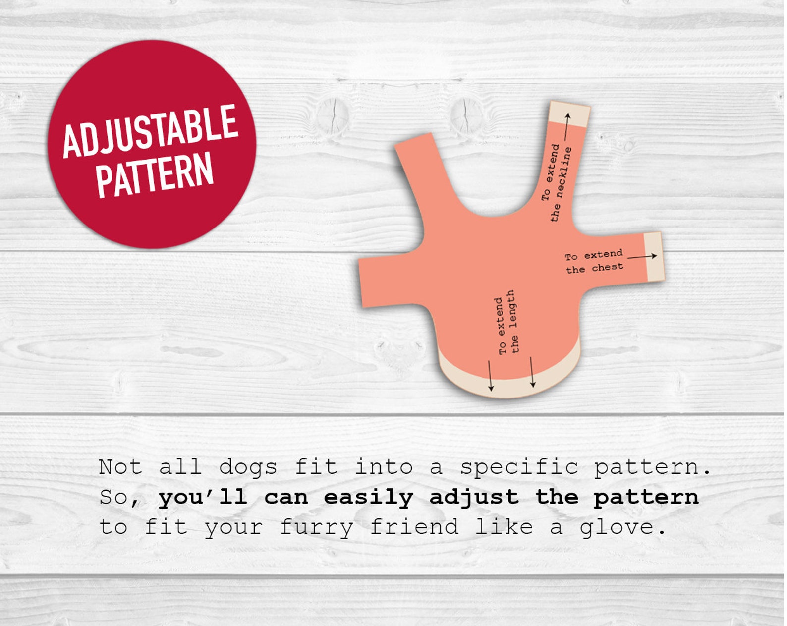 Dog Harness Pattern + TUTORIAL VIDEO, Pdf Sewing Pattern (size M), Dog ...
