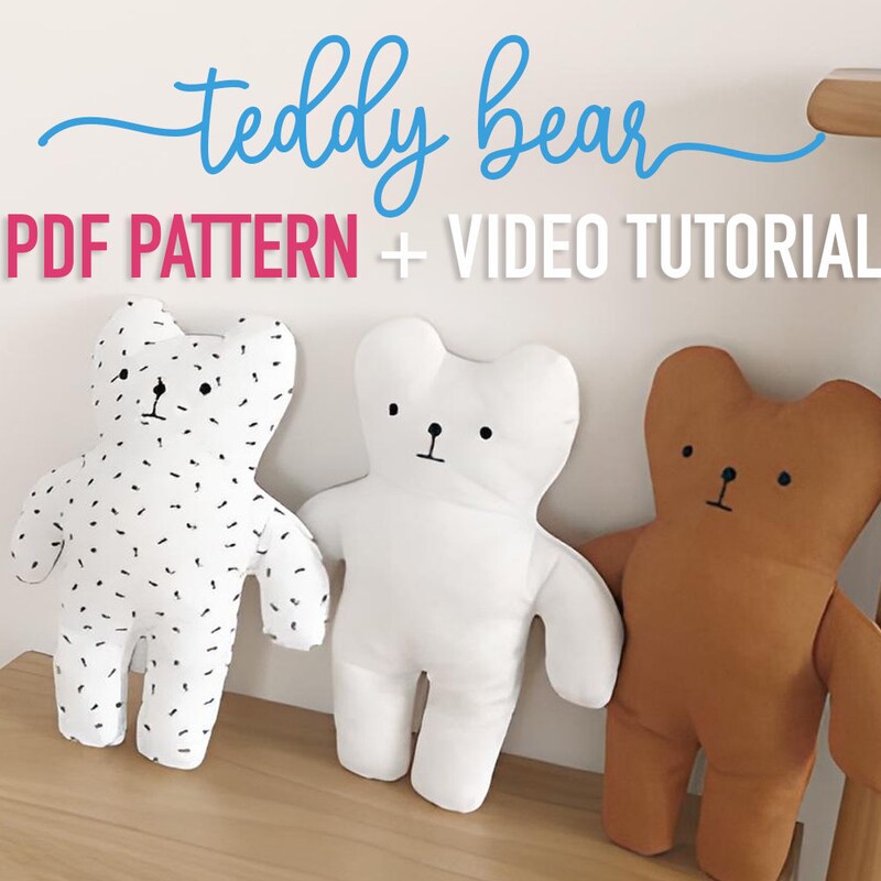 Stuffed Bear Pattern - Etsy