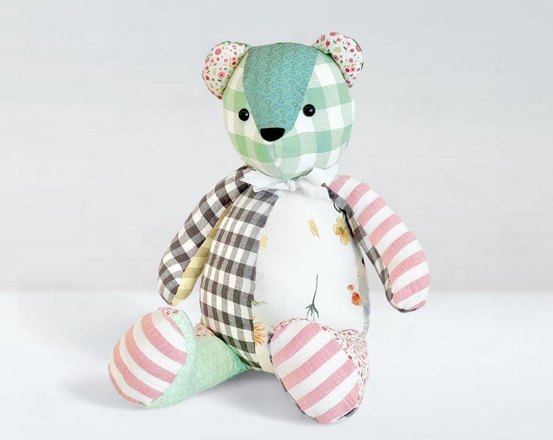 Memory Bear Sewing Pattern - 6 SIZES + VIDEO Tutorial, Keepsake Bear ...