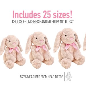 Memory Bear Pattern, Fluffy Rabbit Pattern, Memory Bear Pattern, Stuff Animal Sewing Pattern ...