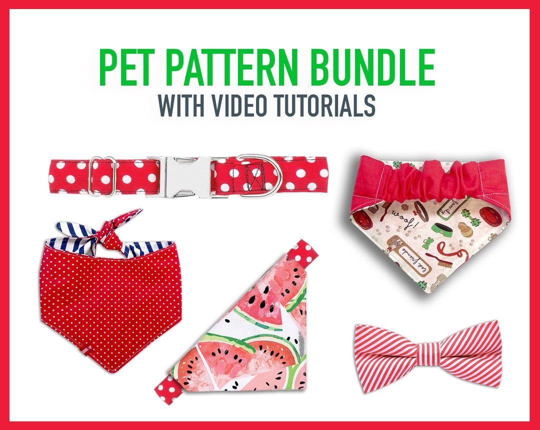 PET PATTERN Bundle for Pets Video Turorials All Sizes Pet Gift - Etsy