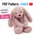 Teddy Bear Pattern and Bunny + VIDEO Tutorial - 6 Sizes, Rabbit Pattern ...