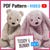Teddy Bear Pattern and Bunny + VIDEO Tutorial - 6 Sizes, Rabbit Pattern ...