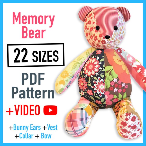 Bear Pattern - Etsy
