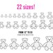 Memory Bear Pattern + VIDEO Tutorial - All Sizes Included, Keepsake ...