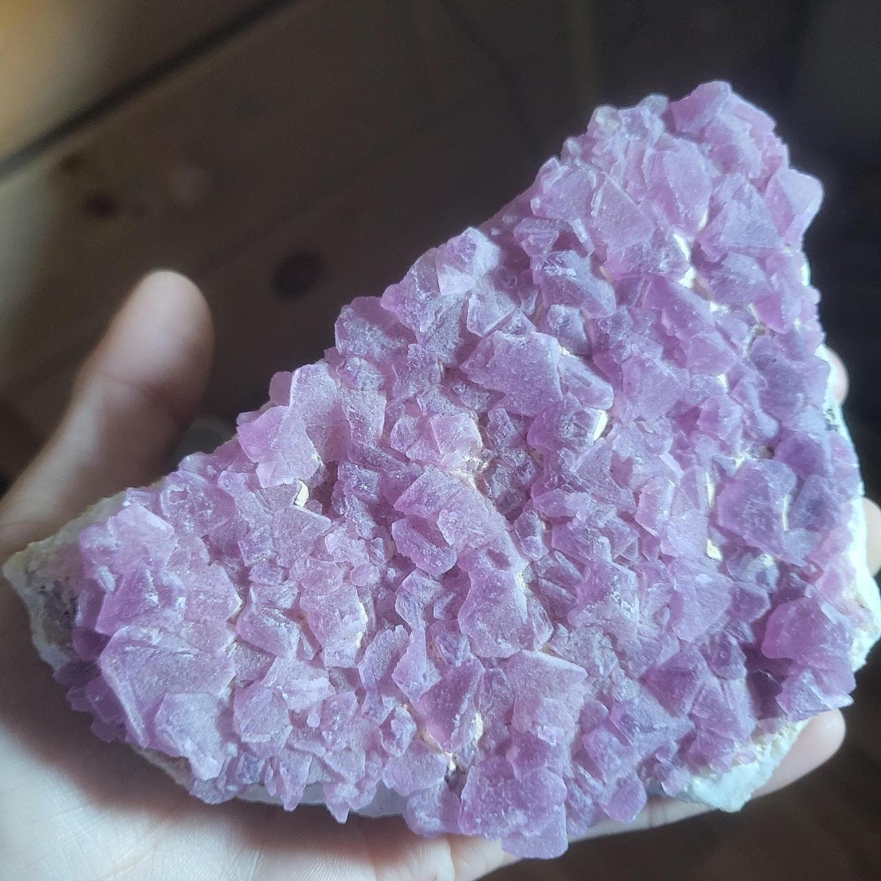 Rare Pink Fluorite Tetrahedron Plate - Etsy