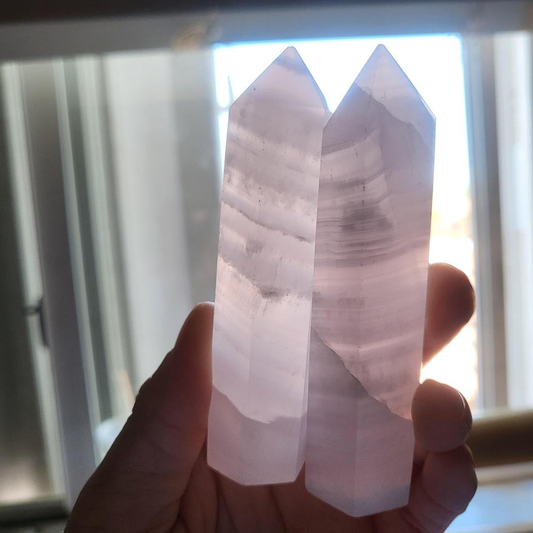 Uv Reactive Mangano Calcite Tower - Etsy