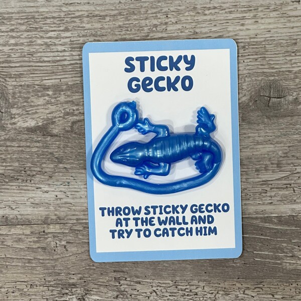 Sticky Gecko Bluey Birthday Party Favor - Etsy