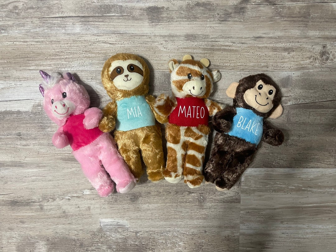 Personalized Stuffed Animals, Valentines Day Plushies, Stuffed Animal ...