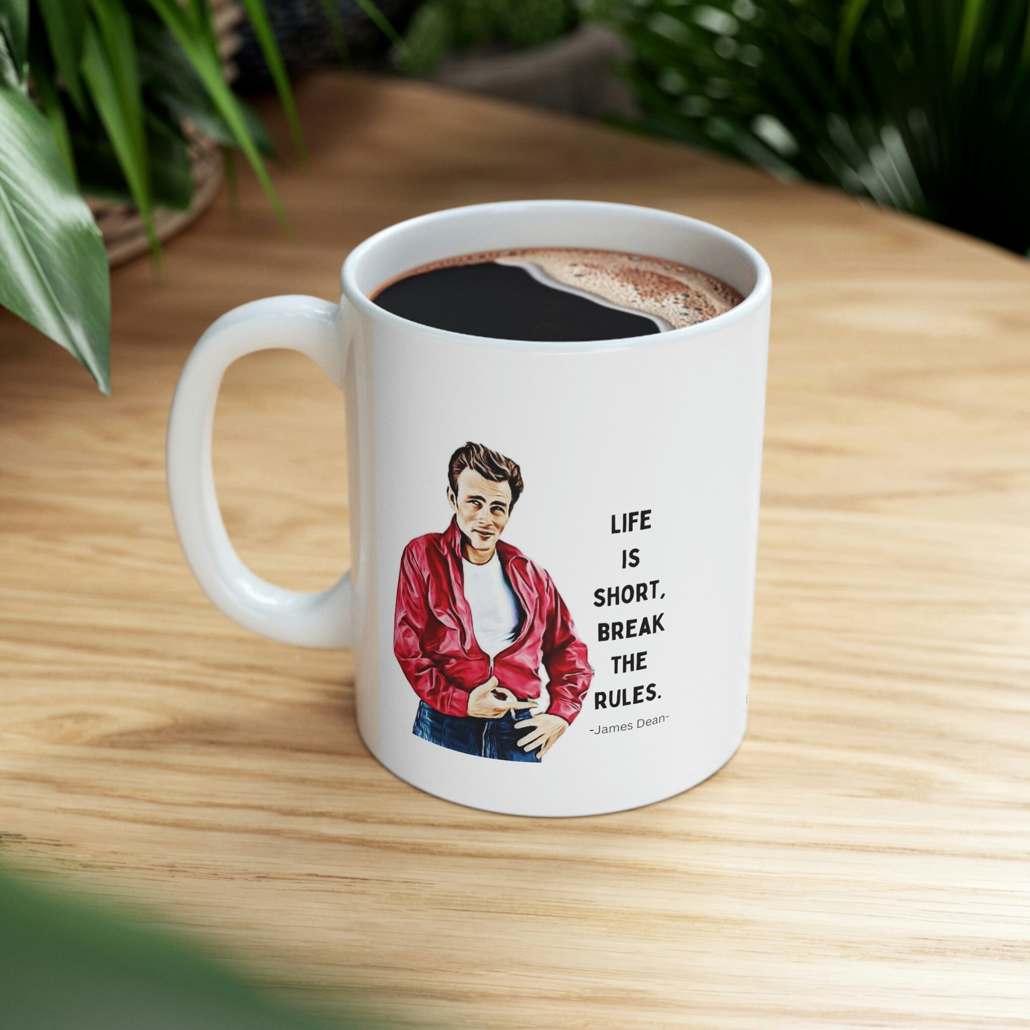 James Dean Mug, James Dean Art, Rebel Without A Cause, Hollywood Actor ...