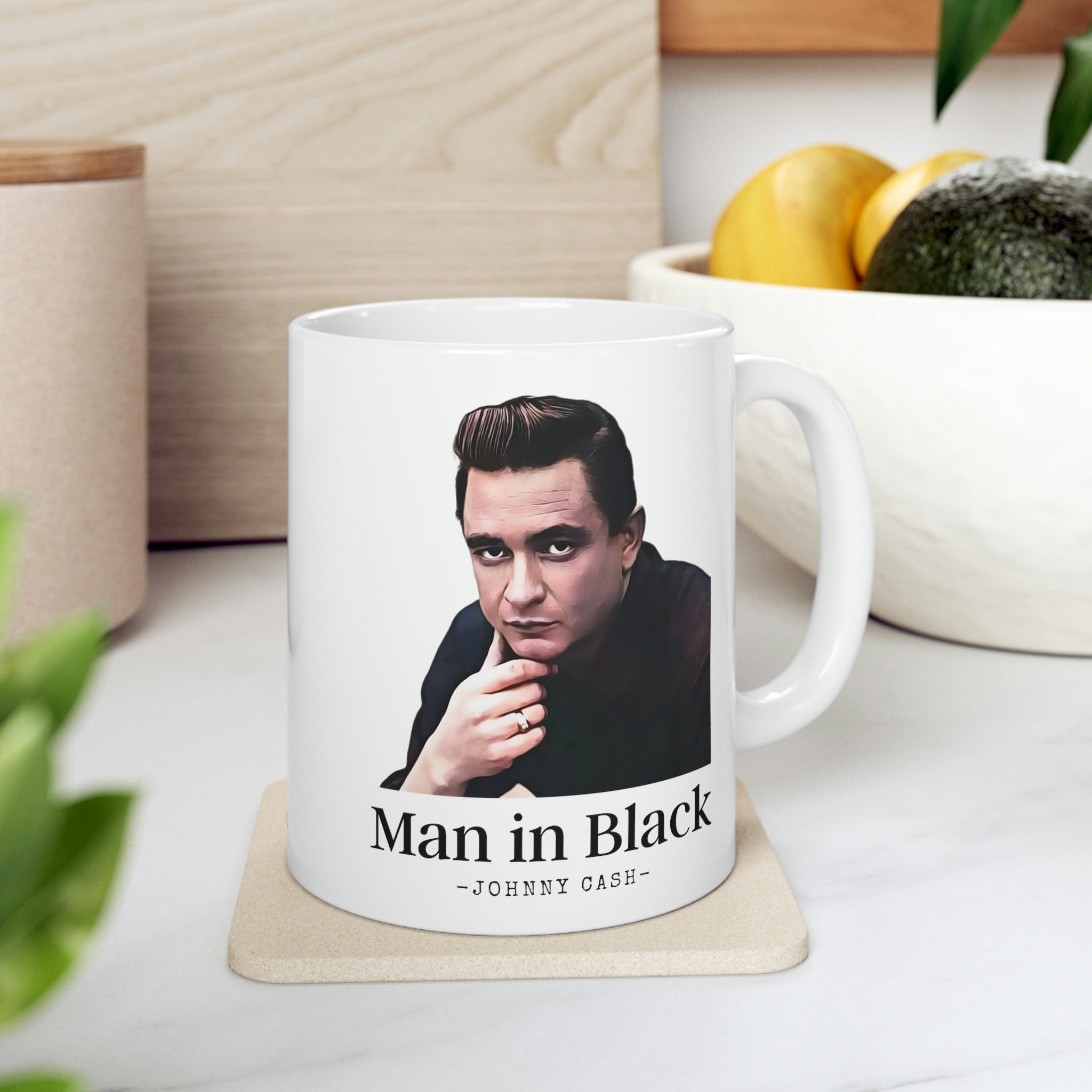 Johnny Cash "man in Black" Coffee Mug - Etsy