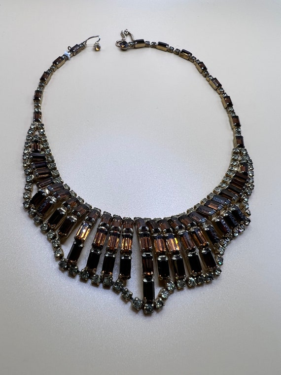 Vintage signed kramer rhinestone - Gem