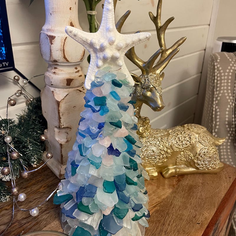 Sea Glass Christmas Tree - Etsy