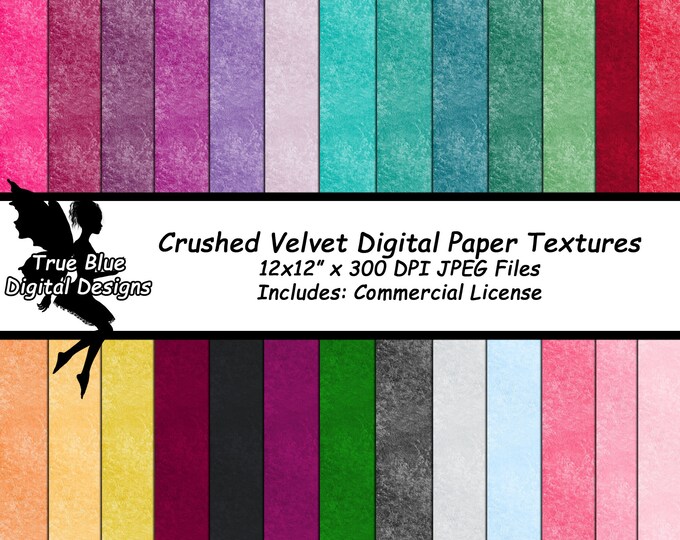 100 Velvet Texture Digital Papers, Commercial Use Instant Download ...
