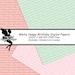 Happy Birthday Text, Happy Birthday Digital Paper, Digital Paper ...