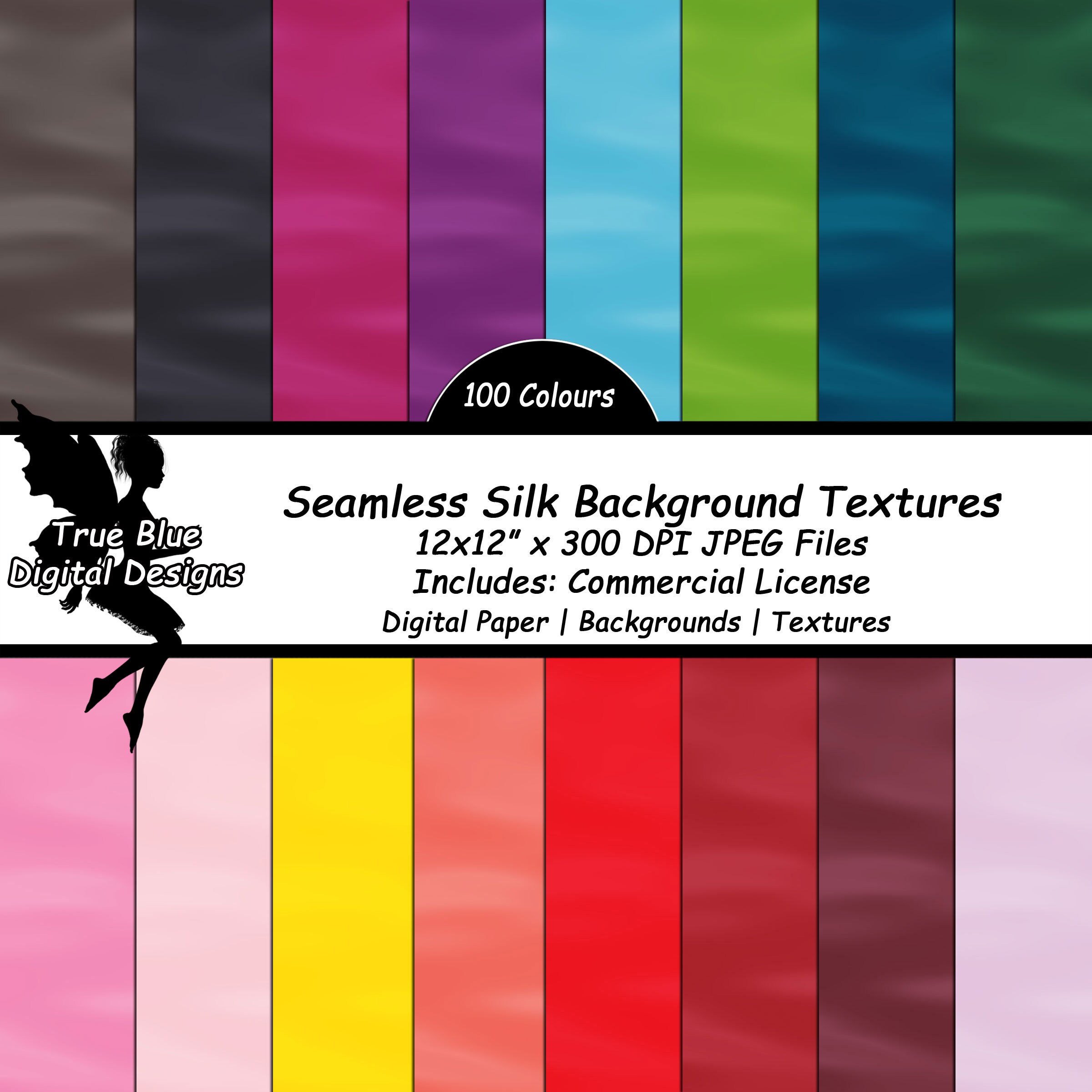 Seamless Silk, Digital Paper, Silk Paper, Silk Textures, Seamless ...
