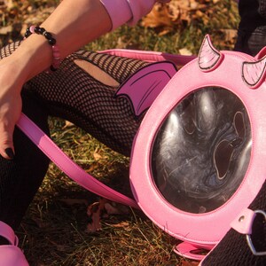 Pink Convertible Cryptid Ita Bag Keikiiart's Cryptid Itabag Jackalope ...