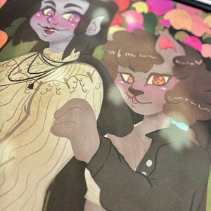 Vampire X Werewolf Wall Scroll Monster Girl Wallscroll WLW - Etsy Australia