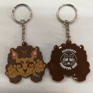 2 Monster Girl PVC Rubber Keychains Monster Girl Keychain Monster Girl ...