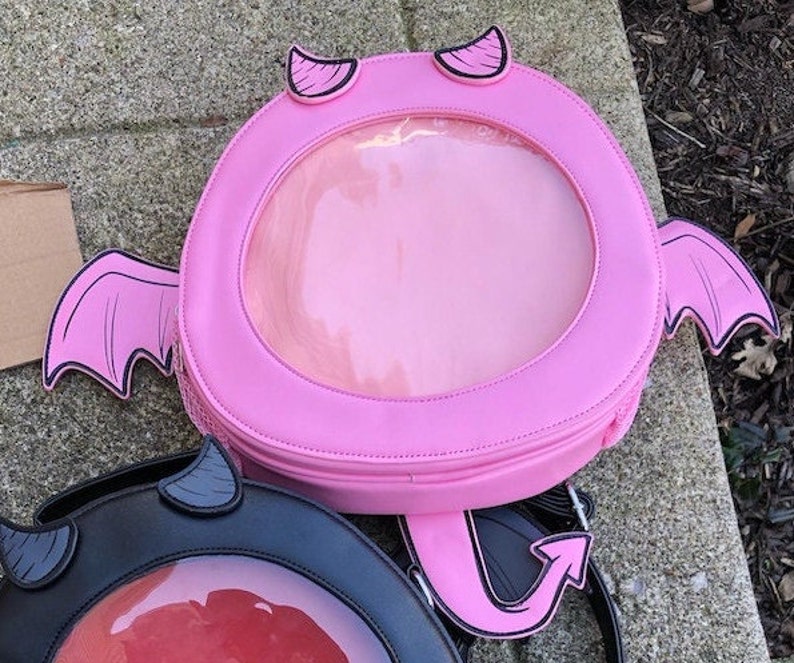 Pink Succubus Convertible Cryptid Ita Bag Keikiiart's - Etsy