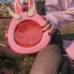 Pink Convertible Cryptid Ita Bag Keikiiart's Cryptid Itabag Jackalope ...