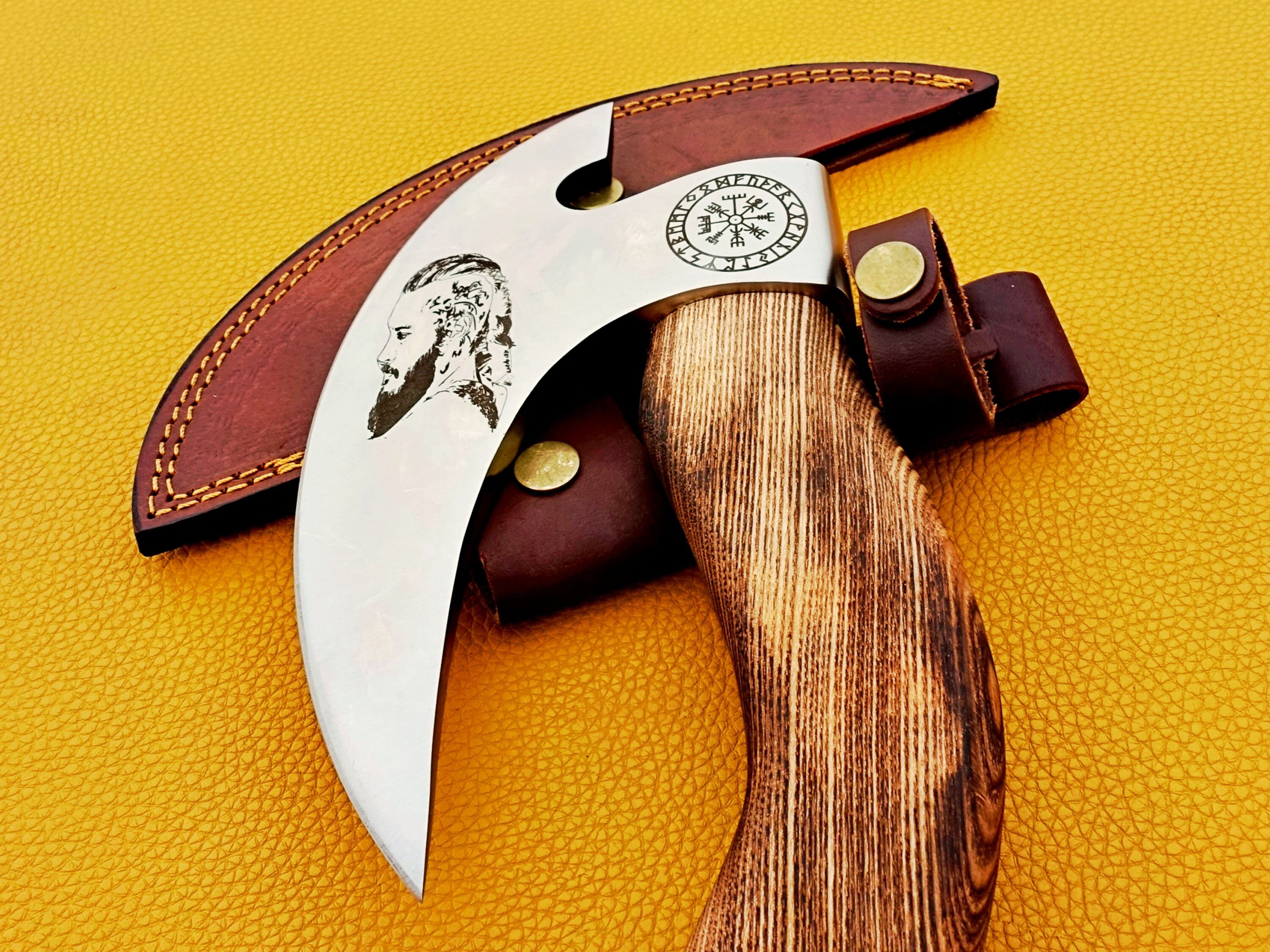 Pizza Cutter, the Original Pizza Axe, Pizza Axe, Cutting Board, Viking ...
