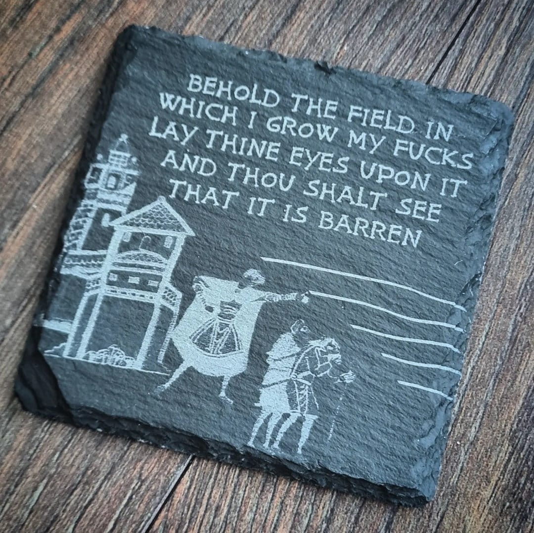 Behold the Field in Which I Grow My Coaster Tea Coffee Gin Beer Wine ...