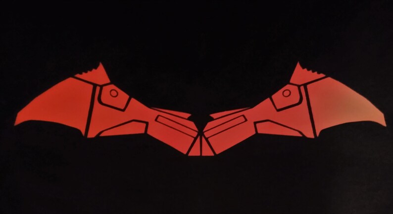 Red Bat Symbol T Shirt Inspired by the Batman 2022 Movie. | Etsy
