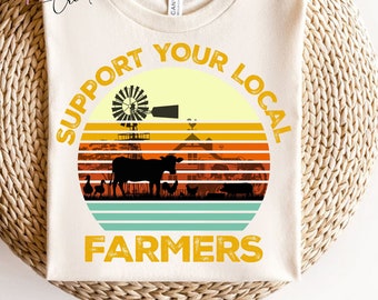 American Beef, Support Your Local Farmer, SUBLIMATION TRANSFER, Ready ...