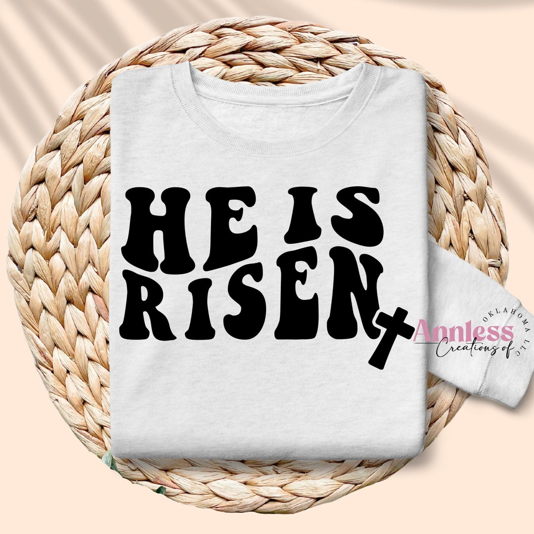 He is Risen Sublimation Transfer Sheet Easter Sublimation Transfer ...