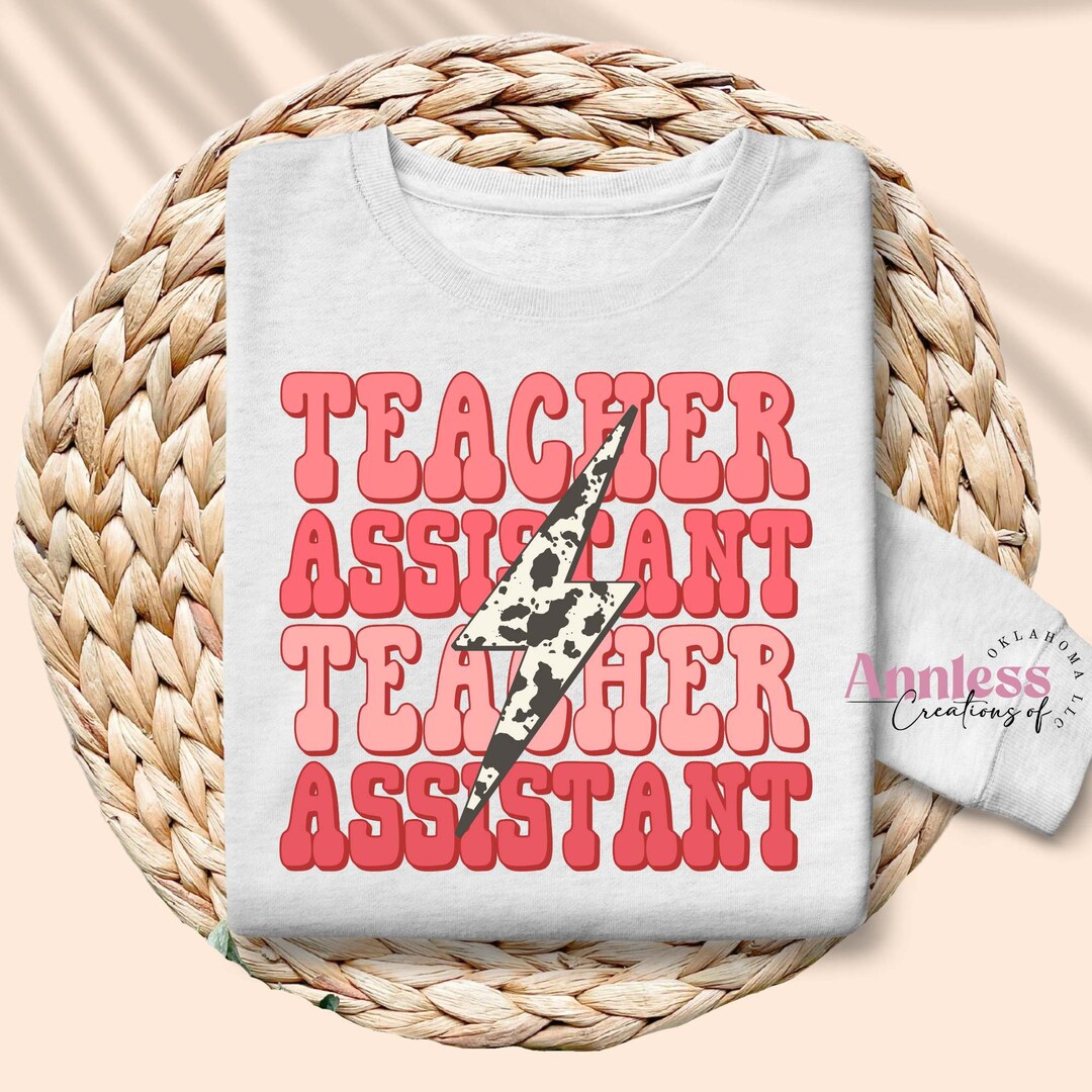 Teacher Assistant Sublimation Transfer Ready to Press Sublimation ...