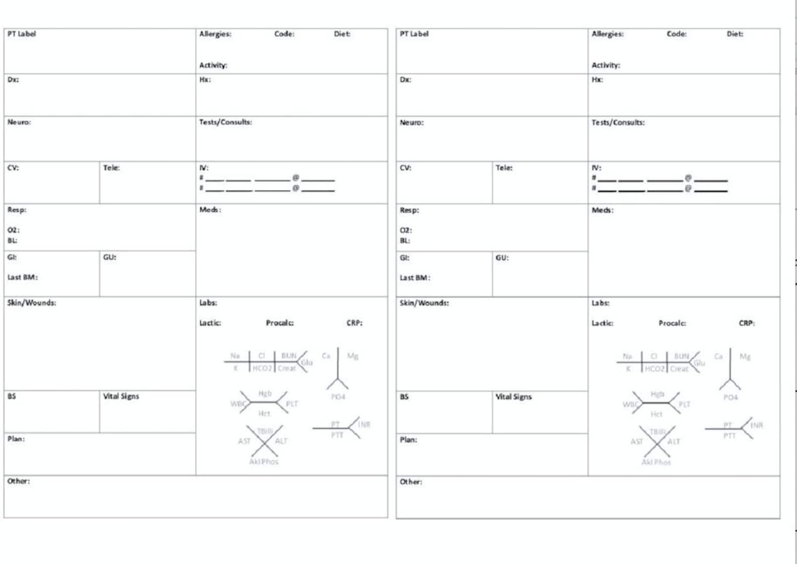 Medical Surgical Report Sheet (2)| Medical Surgical Nurse | Nursing ...