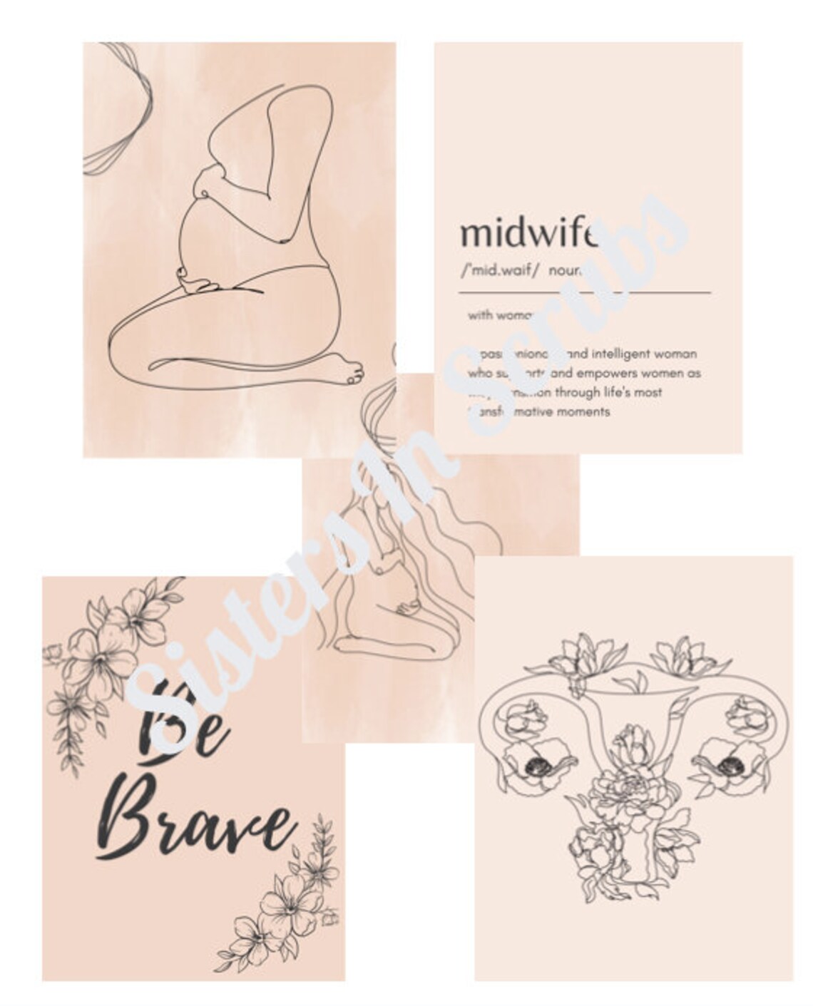 Nurse Midwife Digital Download | Office Decor | CNM | Labor and ...