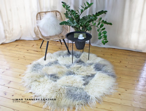 Exclusive Rug Natural Sheepskin Long Beautiful Curly Hair - Etsy