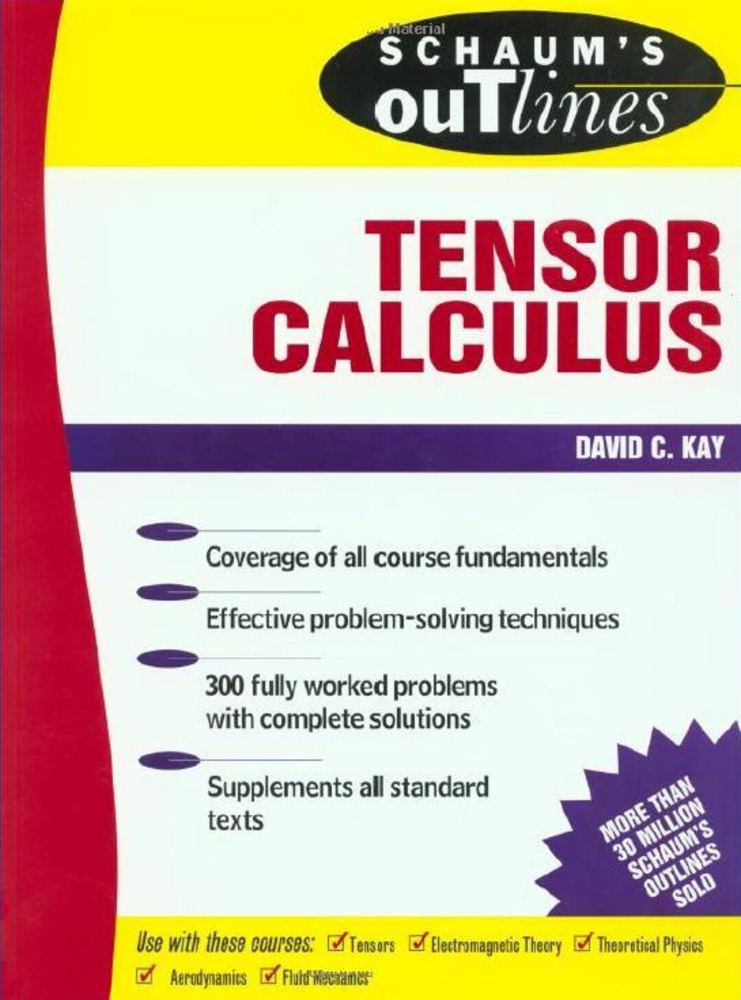 Schaums Outline of Tensor Calculus - Etsy