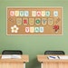 Groovy Retro Classroom Bulletin Board Letters, Editable in Canva ...