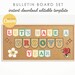 Groovy Retro Classroom Bulletin Board Letters, Editable in Canva ...