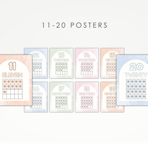 Number Ten Frame Classroom Posters, Printable Education Posters ...