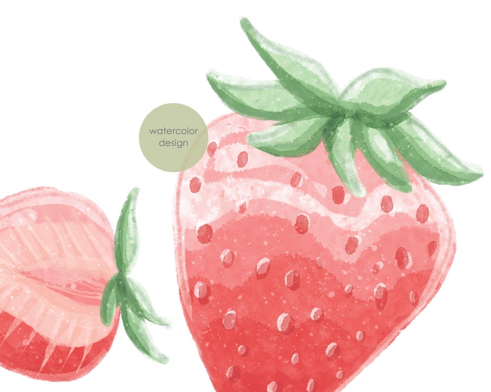 Strawberry Wall Art, Fruity Classroom Decor, Modern Nursery Poster ...